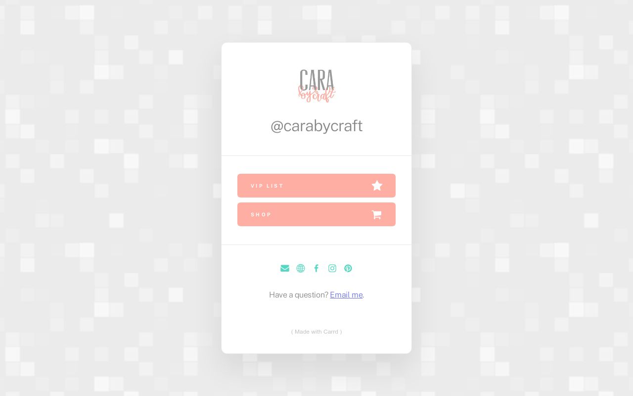 Cara By Craft Links
